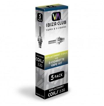 Replacement coils for E-Cigarette Vape Kit — IbizaVapeClub.com